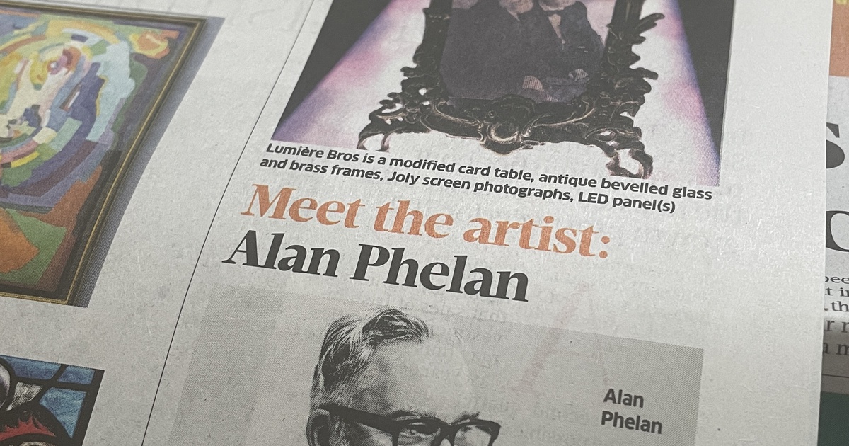 Alan Phelan - Press | Molesworth Gallery