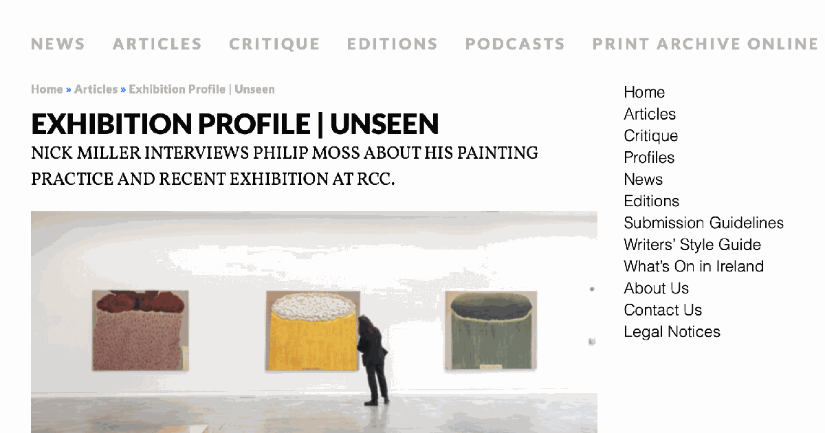 Philip Moss | Molesworth Gallery