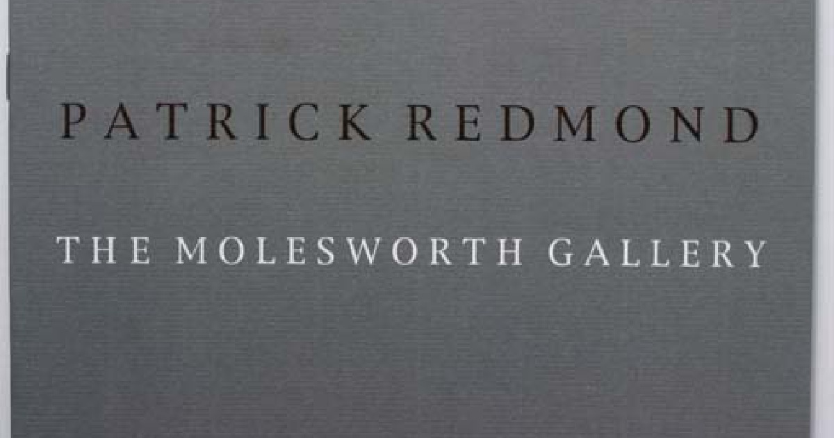 Publication: Traum - Patrick Redmond | Molesworth Gallery
